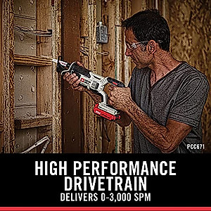 PORTER-CABLE 20V MAX Power Tool Combo Kit, 4-Tool Cordless Power Tool Set with 2 Batteries and Charger (PCCK616L4)