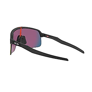 Oakley Men's OO9463 Sutro Lite Rectangular Sunglasses, Matte Black/Prizm Road, 39 mm