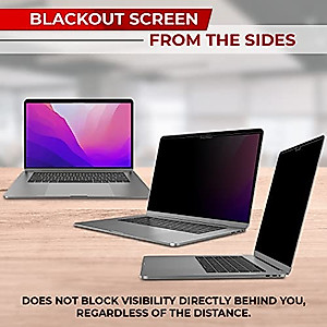 SightPro Magnetic Privacy Screen for MacBook Pro 13 Inch (2016, 2017, 2018, 2019, 2020, 2021, 2022, M1, M2) Laptop Privacy Filter and Anti-Glare Protector