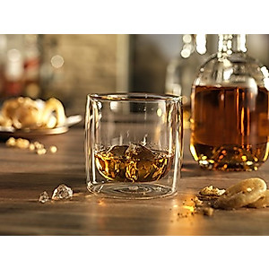 ZWILLING J.A. Henckels Double-Wall Tumbler Glass Set, 9 fl. oz, White, 2-pc