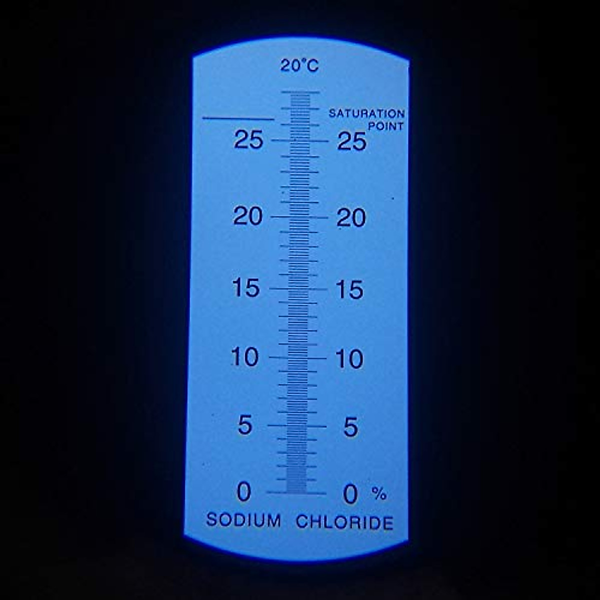 AMTAST Salinity Refractometer Salt Water Tester ATC Automatic Temperature Compensation for Brine, Food, Industry, Seawater 0~28% Scale Range, Made of Copper Not Cheap Aluminum