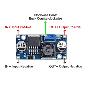 5 Pack LM2596 DC to DC Buck Converter 3.0-40V to 1.5-35V Power Supply Step Down Module