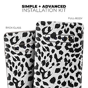 DesignSkinz Vector Leopard Animal Print Protective Vinyl Decal Wrap Skin Cover Compatible with The Samsung Galaxy S20 (Screen Trim & Back Glass Skin)