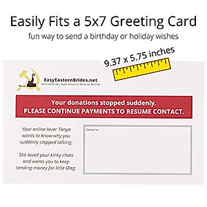 17 Prank Envelopes - Witty Pranks For Adults Funny Envelope For Birthday & Holiday Card. April Fools Day Practical Jokes By Mail Prank For Friends & Family, or Coworkers Gag, Pranks For Adults