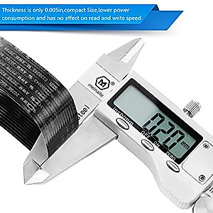 LANMU Micro SD to SD Card Extension Cable Adapter Flexible Extender Compatible with Ender 3 Pro/Ender 3/Ender 3 V2/Ender 5 Plus/Ender 5 Pro/CR-10S Pro/Anet A8 /Raspberry Pi (18.9in/48cm)