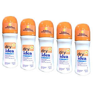 Dry Idea Fresh Linen Roll-On Antiperspirant Deodorant Fresh Linen 3.25 Ounce (Pack of 5)