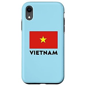 iPhone XR Vietnam Flag Red Yellow Case
