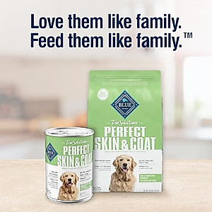 Blue Buffalo True Solutions Skin & Coat Care Adult Wet Dog Food, Made with Natural Ingredients and Wholesome Grains, Whitefish, 12.5-oz. Cans (12 Count)