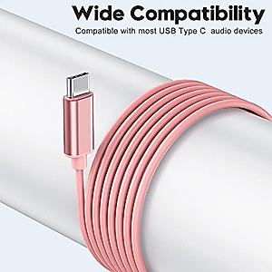 USB C Headphones for Samsung Galaxy S24 S23 Ultra S22 S21 FE S20 A54 A53 USB C Earphones with Mic Volume Control Wired Earbuds USB Type C Headphones for iPhone 16 15 Pro Max Plus iPad Pro Pixel 8 7 6a