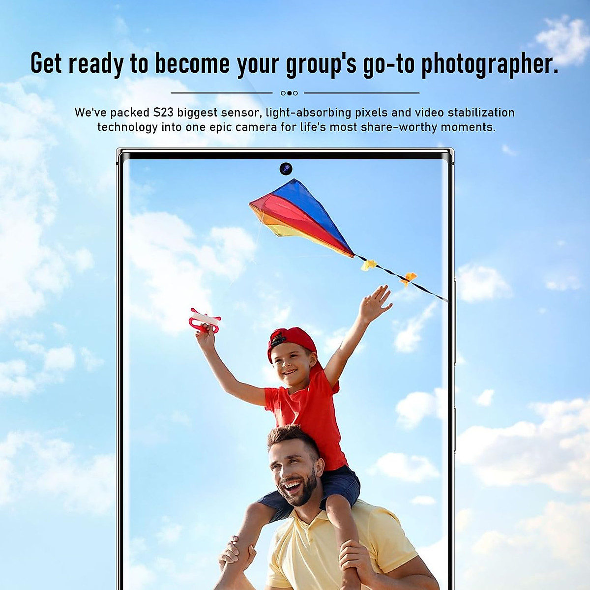 Unlocked Cell Phones S23 Ultra Mobile Phone 2023 Android 13 Smartphone with SS Pen, 8GB+256GB, 6.8" Display, 50MP+13MP Camera 6500 mAh 4G Dual SIM - White