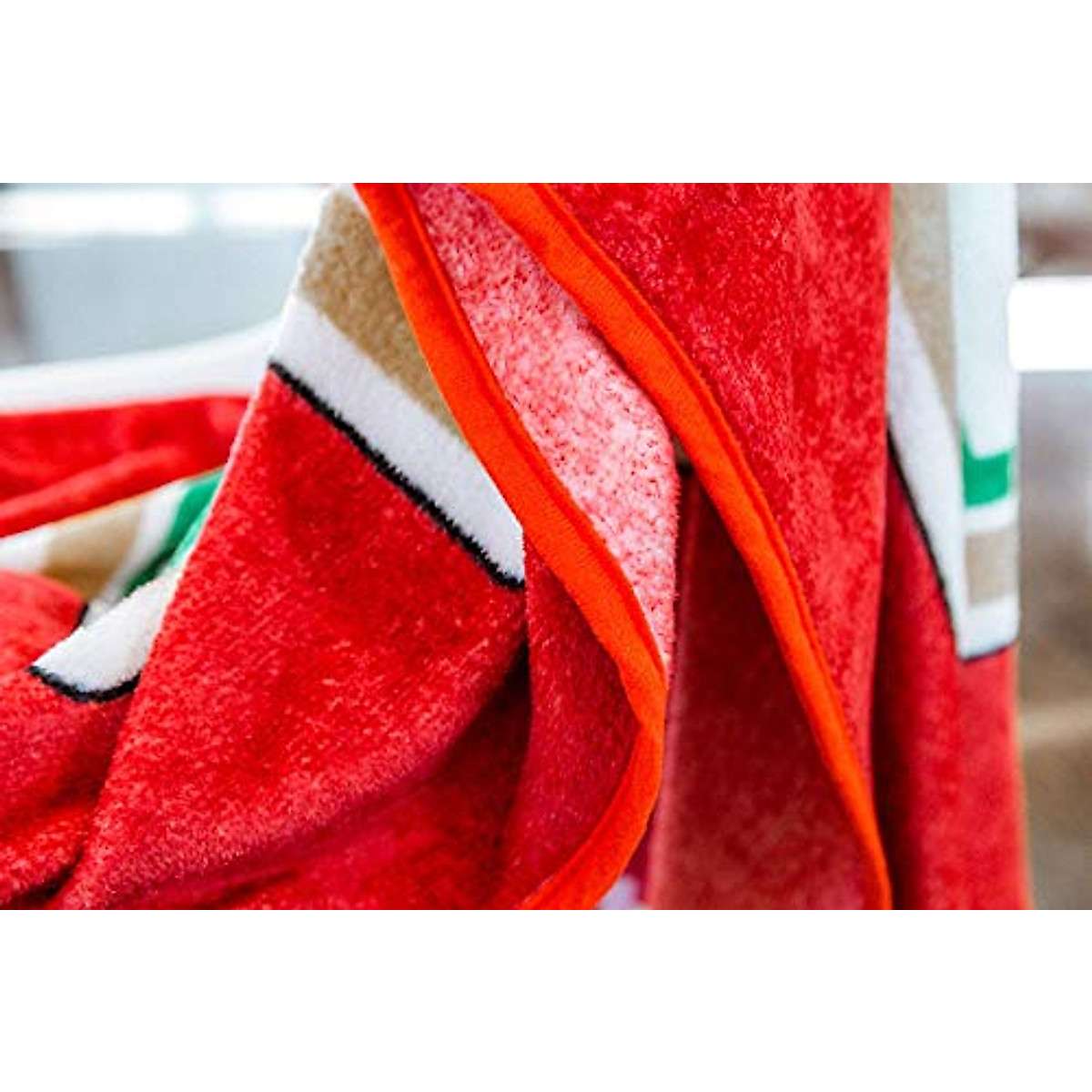 Heinz Ketchup Logo Plush Throw Blanket | Cozy Sherpa Wrap Covering for Sofa, Bed | Super Soft Lightweight Fleece Blanket | Geeky Home Decor | 45 x 60 Inches