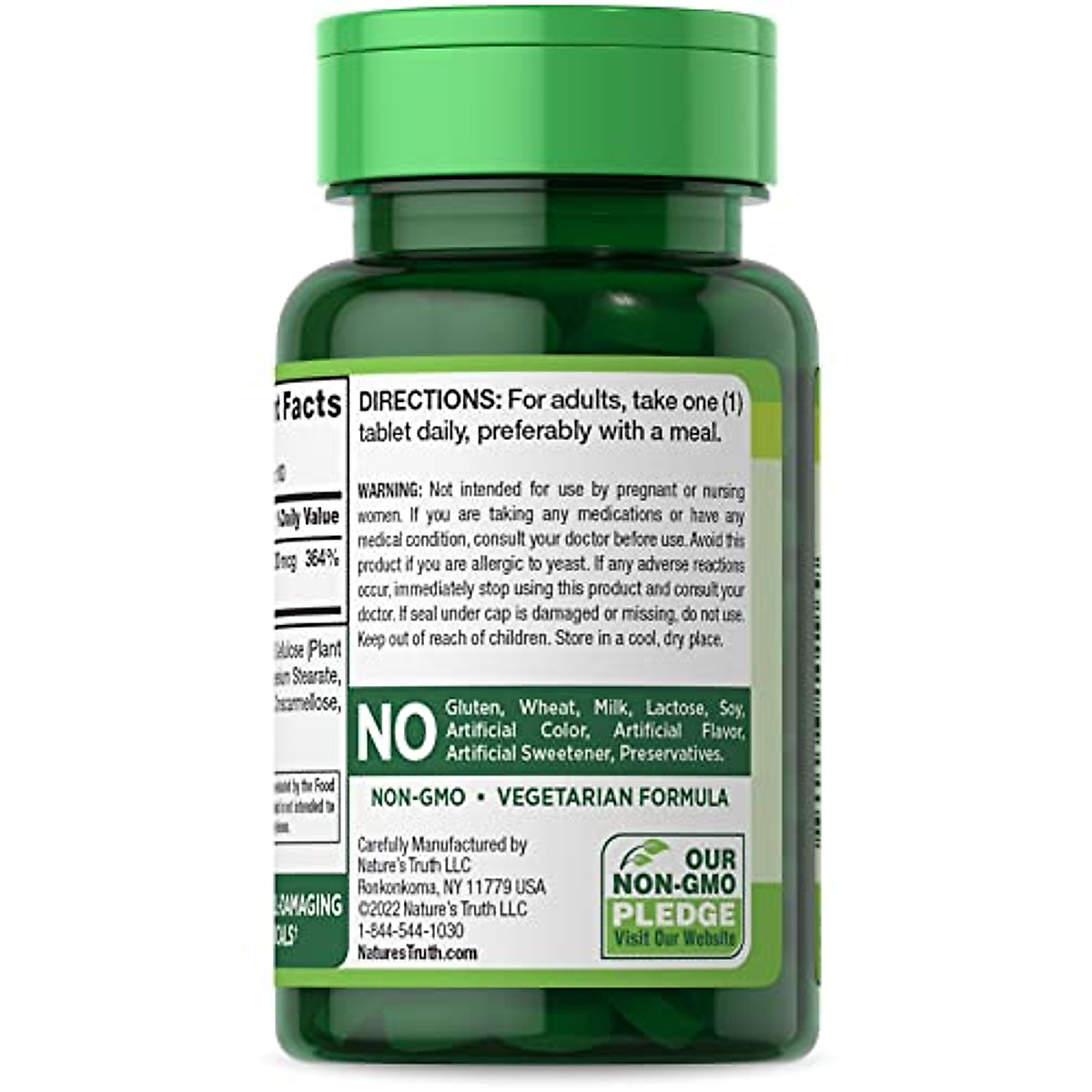 Nature's Truth Selenium 200 mcg Supplements, 100 Count