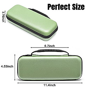 Large Hard Stethoscope Case for Nurse, Nursing School Student Essentials Bags, Carrying Stethoscope Holder for Littmann Classic MDF, Medical Supplies Accessories Organize Nursing Gifts（Green）