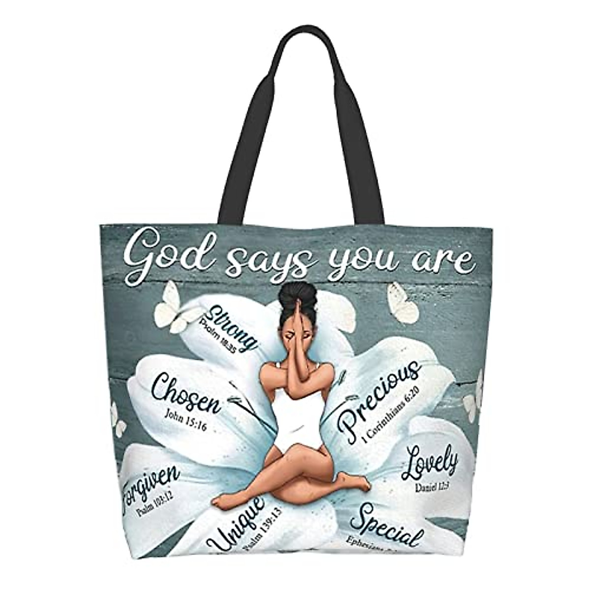 Tote Bag for Women Shoulder Handbag Fashion Woman Tote Bag Shoulder Handbag Black Queen Girl Tote Bag Shoulder Handbag