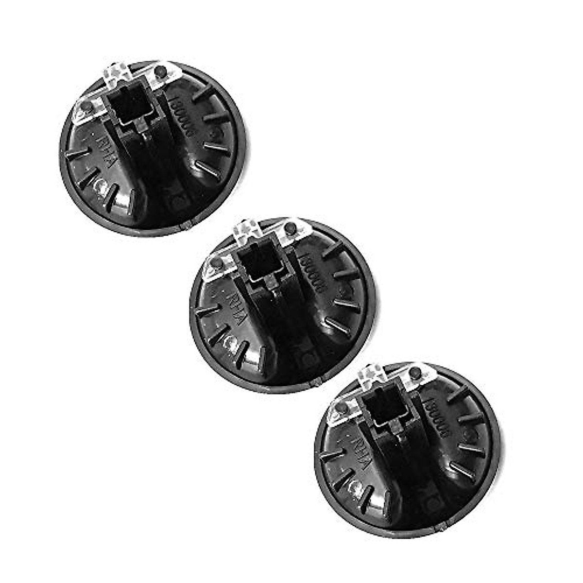 AC Climate Control nob Switch - Set of 3 - Replaces# 55905-0C010, 559050C010 - Fits Toyota Tundra 2000, 2001, 2002, 2003, 2004, 2005, 2006 - Air Conditioner Replacement Switch K001ACS