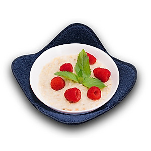 Microwave Bowl Holders Black + Blue