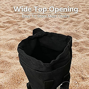 NGIL Black Camping Chair Replacement Bag Chair Carry Bag with Non Adjustable Strap and Wide Drawstring Opening (Replacement Bag Only) Please Read Description for Full Details