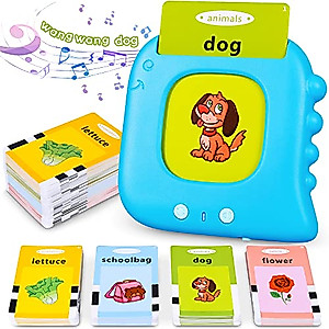 Talking Flash Cards,Kids Toddler Flash Cards with 224 Sight Words,Montessori Toys,Autism Sensory Toys,Speech Therapy Toys,Learning Educational Toys Gifts for Age 1 2 3 4 5 Years Old Boys and Girls