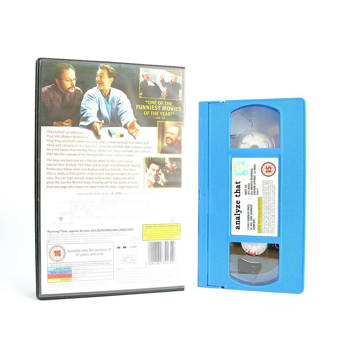 Analyze That: Crime Comedy - Large Box - Ex-Rental - R.DeNiro/B.Crystal - VHS