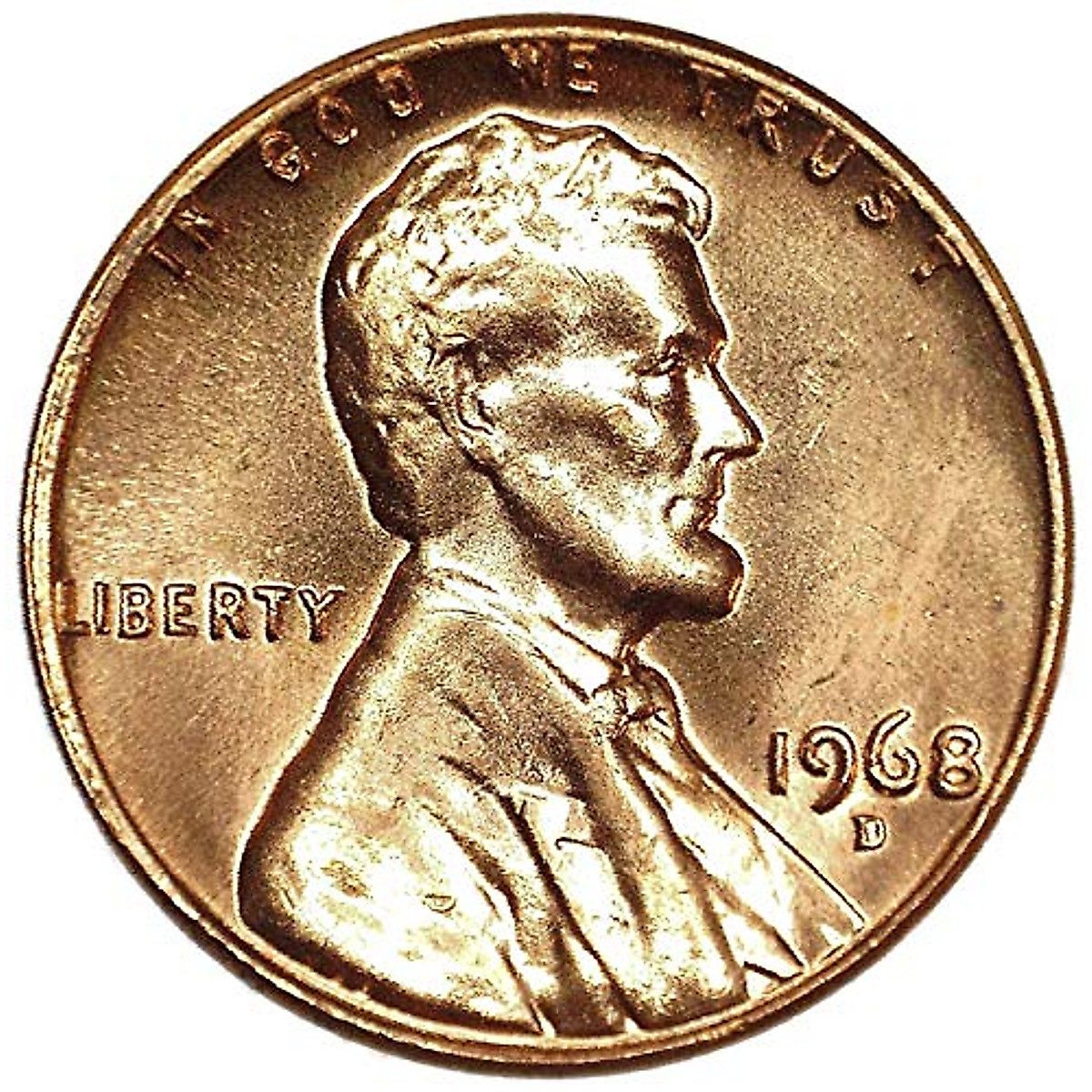 1968 D Lincoln Wheat Penny Seller Brilliant Uncirculated