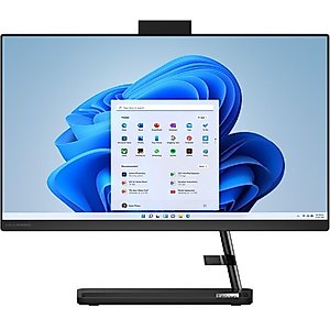 Lenovo Ideacentre 23.8" FHD (1920x1080) IPS Touchscreen All-in-One Desktop | AMD Ryzen 3 7330U 4-Core | AMD Radeon Graphics | Wi-Fi 6 | Bluetooth | HDMI | RJ-45 | 32GB DDR4 1TB M.2 SSD | Win11 Pro