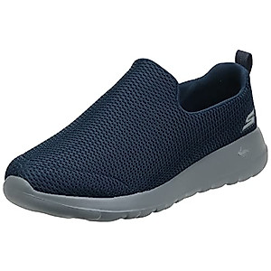 Skechers Men's Go Walk Max-Athletic Air Mesh Slip on Walkking Shoe Sneaker,Navy/Gray,10.5 M US