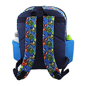 PJ Masks Boys Girls 5 piece 16 Inch Backpack Lunch Bag and Snack Bag School Set (One Size, Blue/Multi)