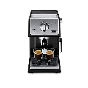 De'Longhi A-3220-RMB Espresso Cappuccino Maker Manual Frother, 9.6 x 7.2 x 11.9, Black