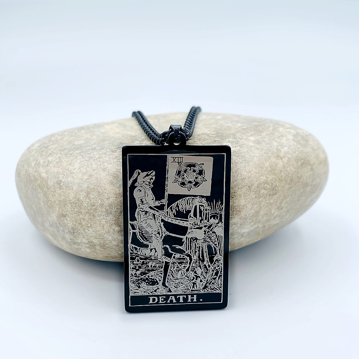 Mall of Style Scorpio Necklace for Women - Scorpion Pendant - Death Tarot Card Necklace (Scorpio - Death)