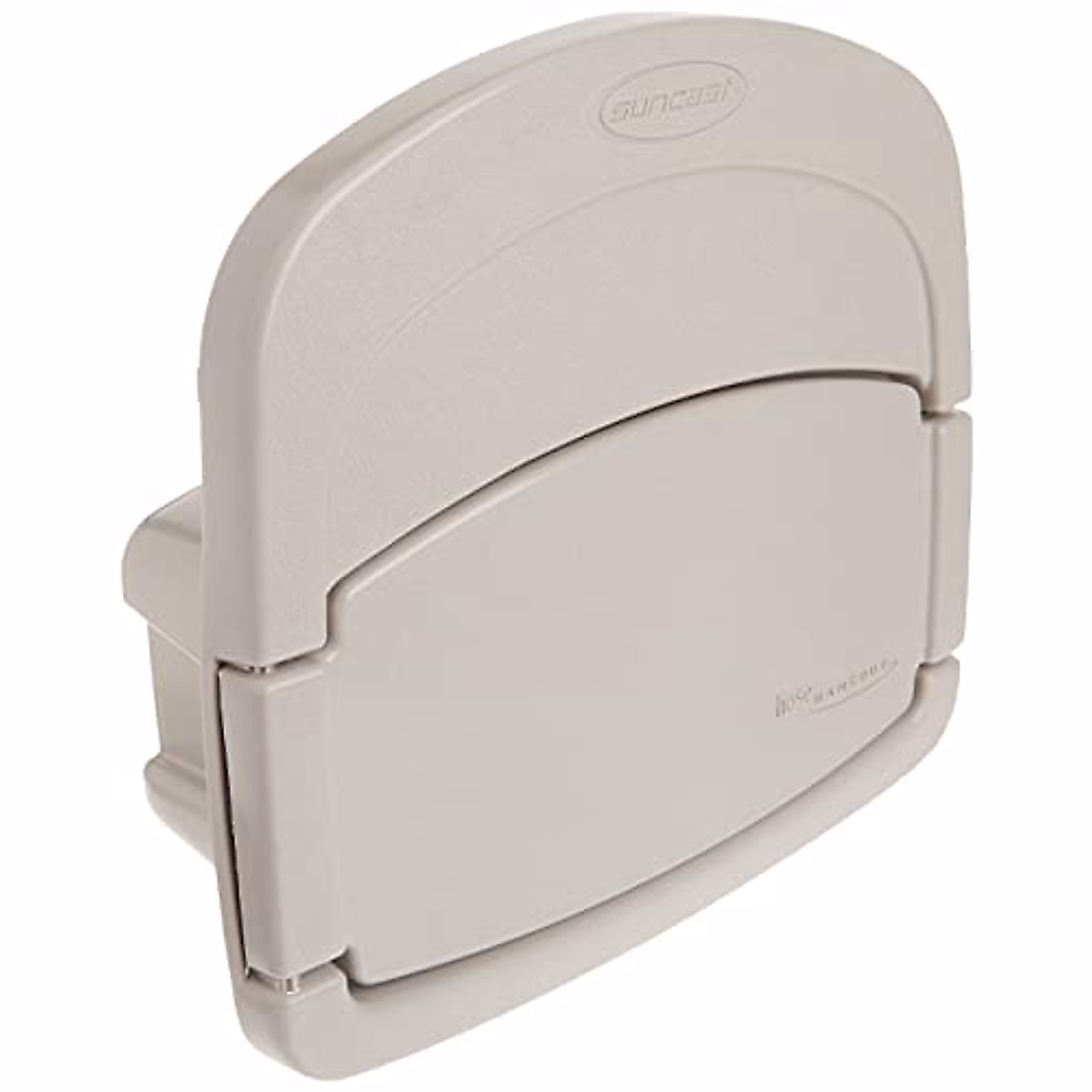 Suncast CPLDHH15000 Deluxe Garden Hangout with 150-Foot Capacity And Enclosed Storage Compartment, DHH150 Hose Hanger, No Size, Light Taupe