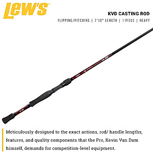 Lew's KVD Series Graphite Casting Rod 7'10" Flipping Pitching