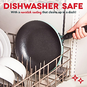 DASH Nonstick Hard Anodized 10 Inch and 12 Inch Fry Pan Cookware Set