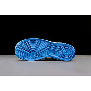 NIKE Women's High Sneakers, White University Blue Sail, 6.5