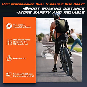 Electric Bike, 750W Electric Bike for Adults BAFANG Motor Electric Bicycle Ebike, 48V 15Ah Removable Battery, 27.5" Fat Tire E Bike, 28MPH Electric Mountain Bike Snow Beach City Road