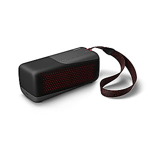 Philips S4807 Outdoors Wireless Bluetooth Speaker with Stereo Pairing and Bluetooth Multipoint Connection, IP67 Waterproof, Gray