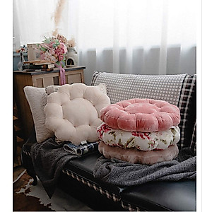 PAAPA Flower-Shaped Seat Pillow Seating Cushion Flower Floor Pillow Outdoor Furniture Flannel Chair Pads Round Cushion great for living room,bedrooms,dining room,office etc Home Decor(Pink flower-1)