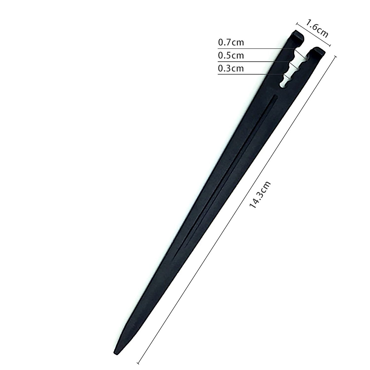 cozyou 50 Pcs Irrigation Support Stakes for 1/4-Inch Drip Tubing