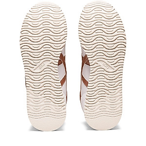 ASICS Women's Tiger Runner Sportstyle Shoes, 8, Cream/Dried Leaf Green