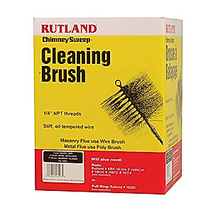 Rutland Products 16407 7" Round Chimney Cleaning Brush (Packaging may vary)