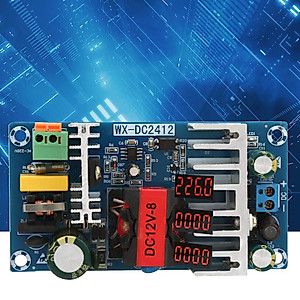 Switching power supply board, WX-DC2412 power supply module 12V 8A 100W switching power supply card AC DC switching module AC 90~265V 50 / 60Hz, output current: 8-11A