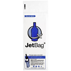 Jet Bag Bold - The Original ABSORBANT Reusable and Protective Bottle Bags - Set of 3 - Made in the USA