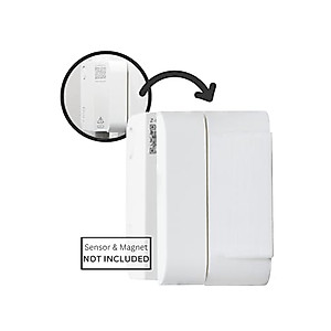 Magnet Riser for Ring - Self-Adhesive Window Sensor Accessory for Ring Alarm Security System, Includes Sensor Adhesive, White (¼-inch)