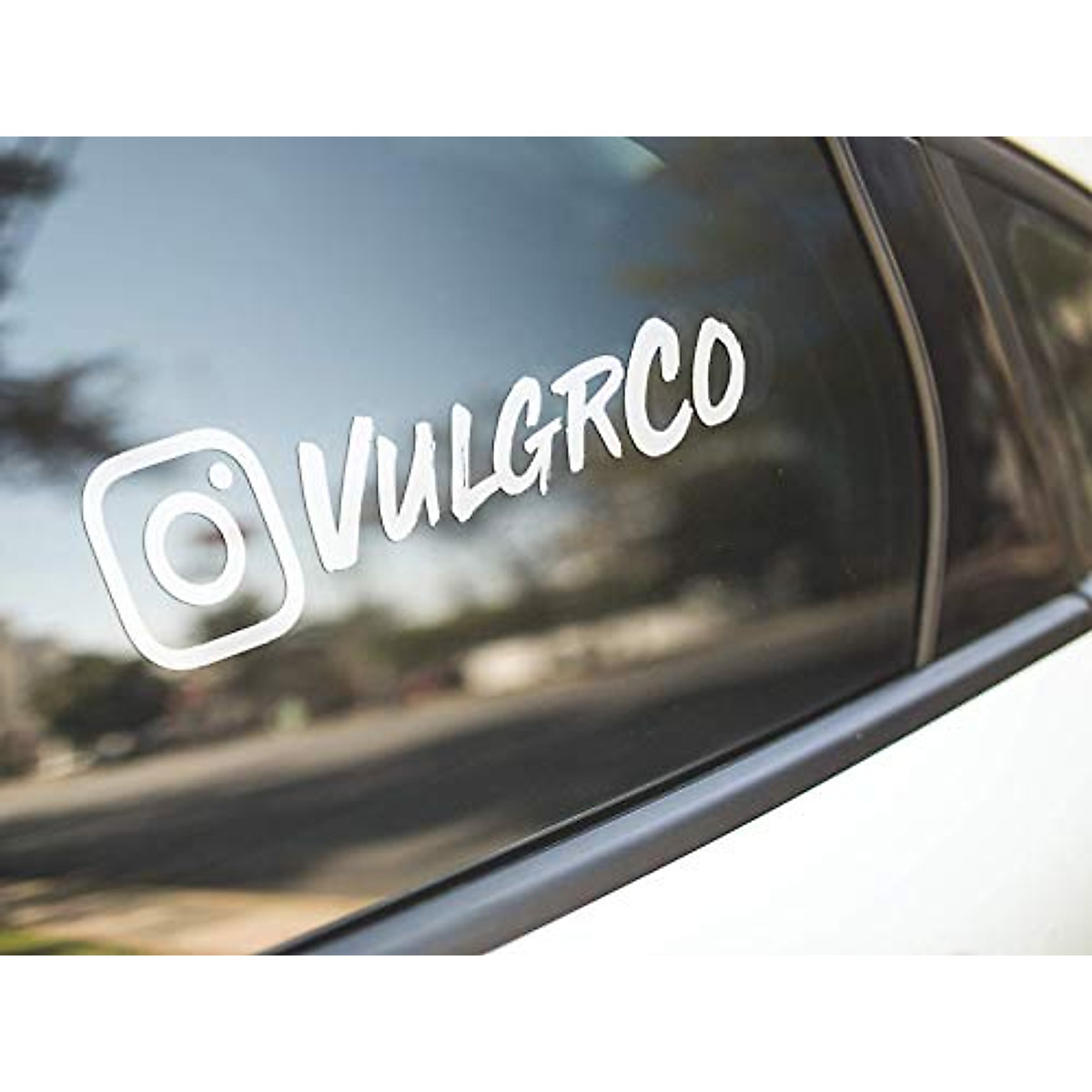 VulgrCo Custom Social Media Decal Stickers Customized Name Username Logo Brand Vinyl