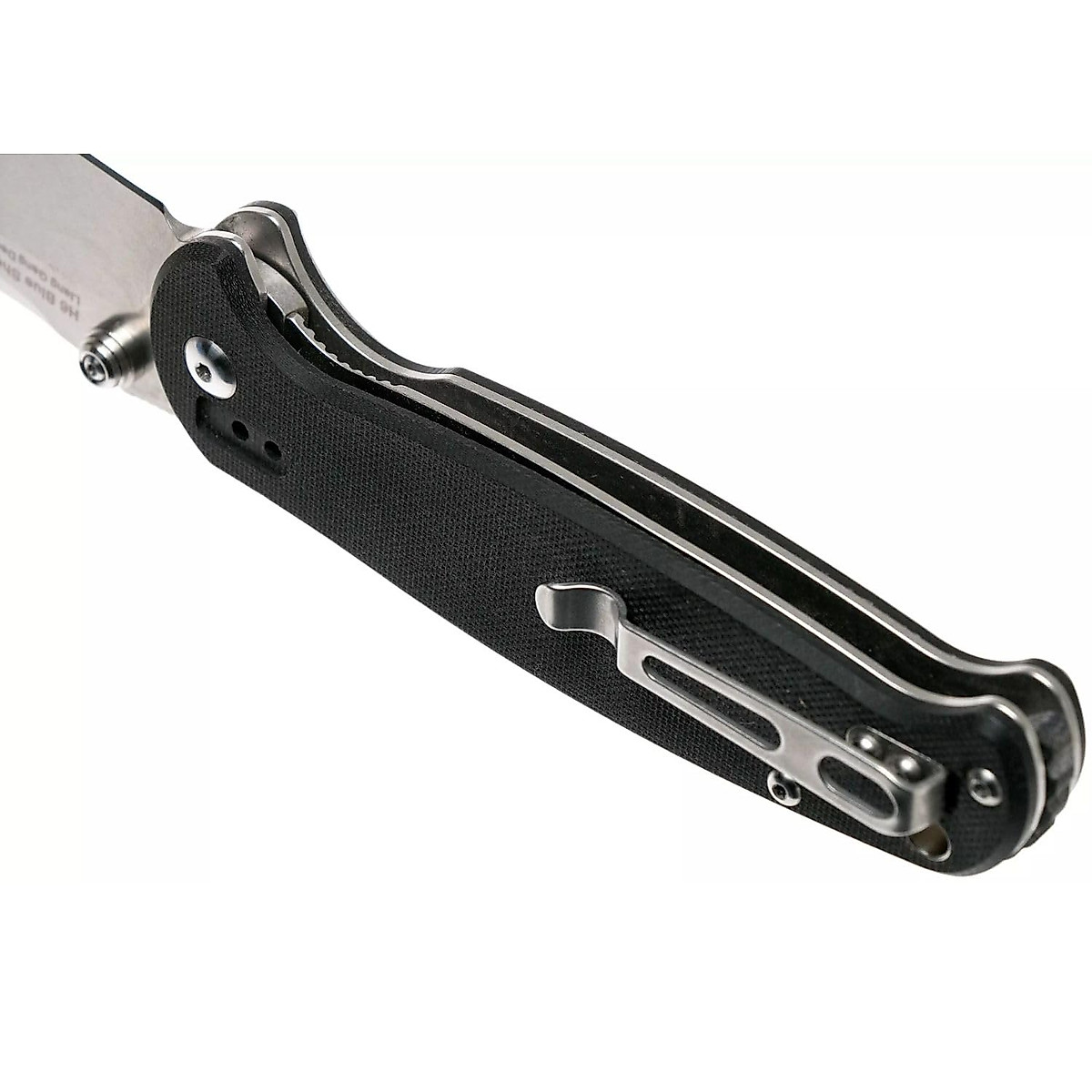 Real Steel Knives H6 Blue Sheep Folding Knife - 3.74" Alleima 14C28N Stonewashed Blade, Black G10 Handle, Liner Lock - Perfect for Camping, and Daily Cutting Tasks - Hunting Knife for Men Women