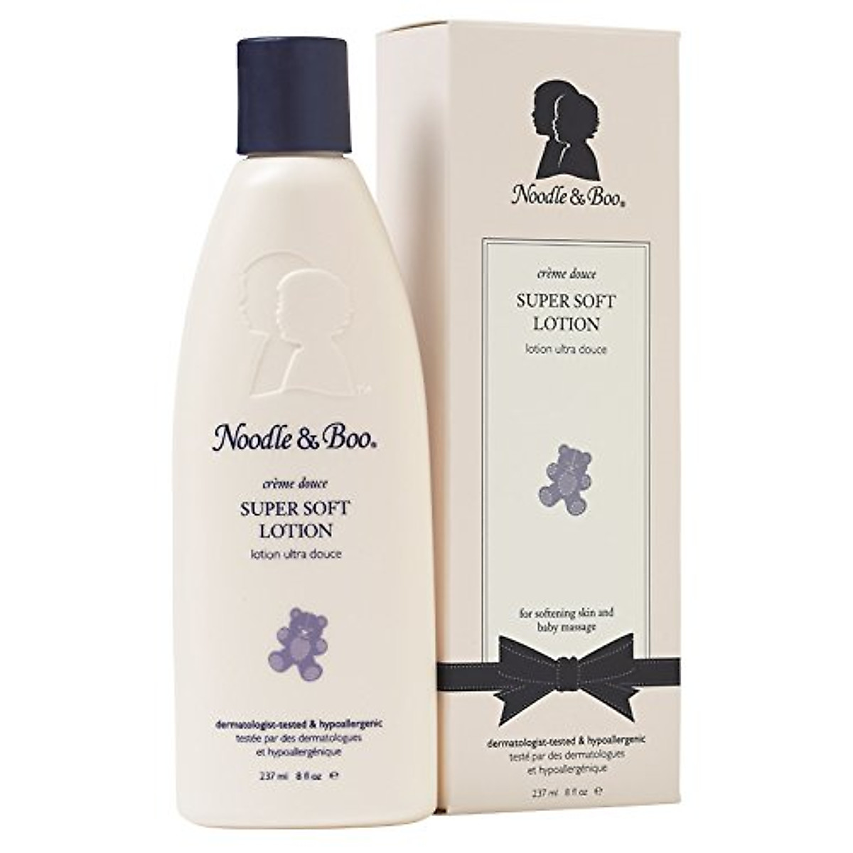 Noodle & Boo Newborn Daily Essentials 4 Piece Gift Set | Newborn 2-in-1 Hair and Body Wash(8 Oz), Super Soft Baby Lotion(8 Oz), Ultimate Diaper Rash Ointment(5 Oz) & Ultimate Cleansing Baby Wipes(72)