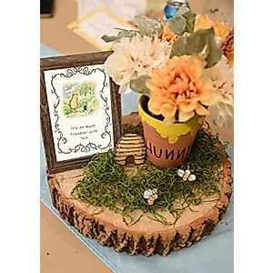 Unbala Classic Winnie Wall Decor Pooh Bear Quotes Prints Pattern A, 5x7 Inch Adorable For Baby Shower Decorations Nursery Art Birthday Centerpiece