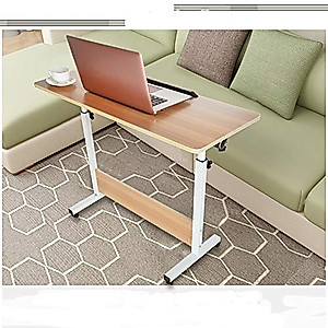 Toxz Computer Task Table Household Office Desk,Adjustable Height and Fold,Locking Casters,80CM 50CM,with Installation Tool(Ship from US!)