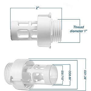 prosocool New 10184 Garden Hose Drain Plug Connector fits for Intex Hose Adapter Round Swimming Pool Drain