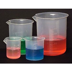 SEOH Beaker Graduated Plastic Griffin Polypropylene 5000ml Single