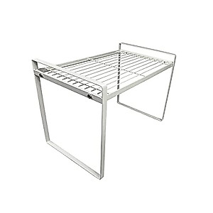 Better House Stackable Shelves: The Ideal Countertop Organizer for Your Closets, Cabinets, Pantries and Cupboards (White, 13 x 8.25 x 9.5 in)